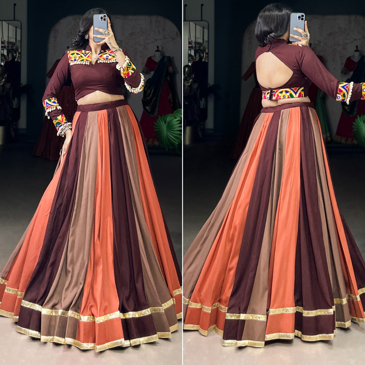 READY MADE NAVRATRI LEHENGA READY TO DISPATCH 1752 - Zarissa